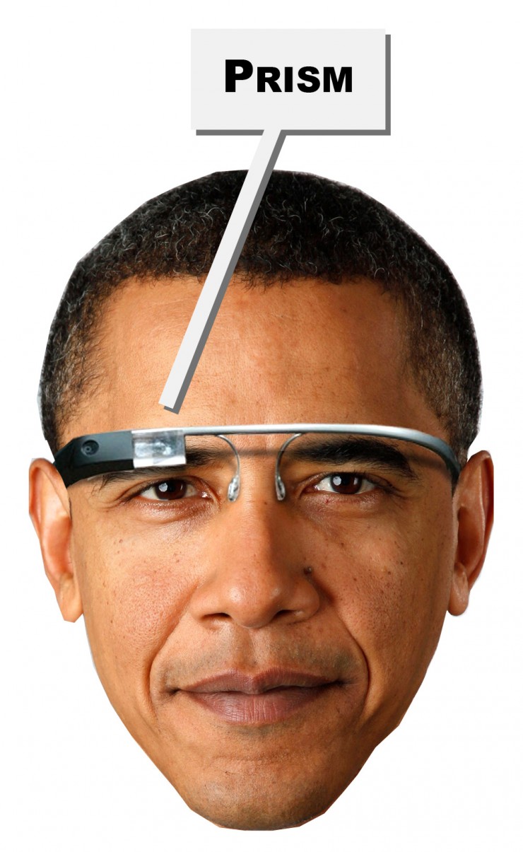 Obama Google Glass PRISM mask | F.A.T.
